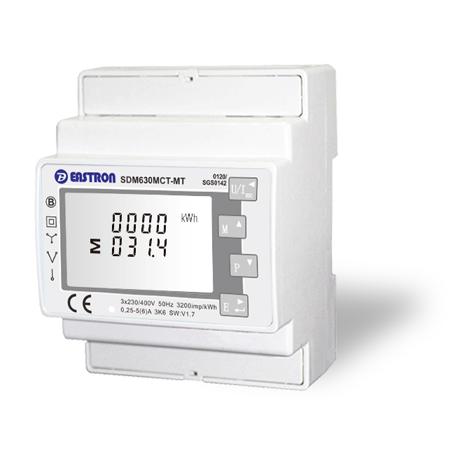 SDM630MCT-MT Multi-tariff RS485 CT Operated Din Rail Three Phase MID Energy Meter Manufacturers ...