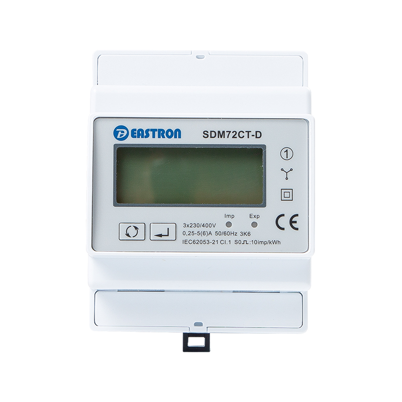 CT Type Din Rail Three Phase Electronic kWh meter with Pulse Output ...