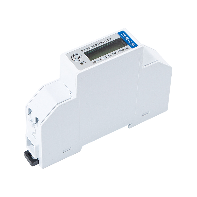 MID Approved Single Phase 100A Din Rail Type Multi-function EV meter ...