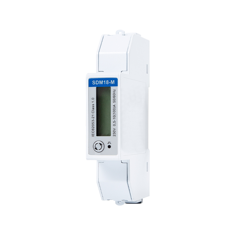 MID Approved Single Phase 100A Din Rail Type Multi-function EV meter ...